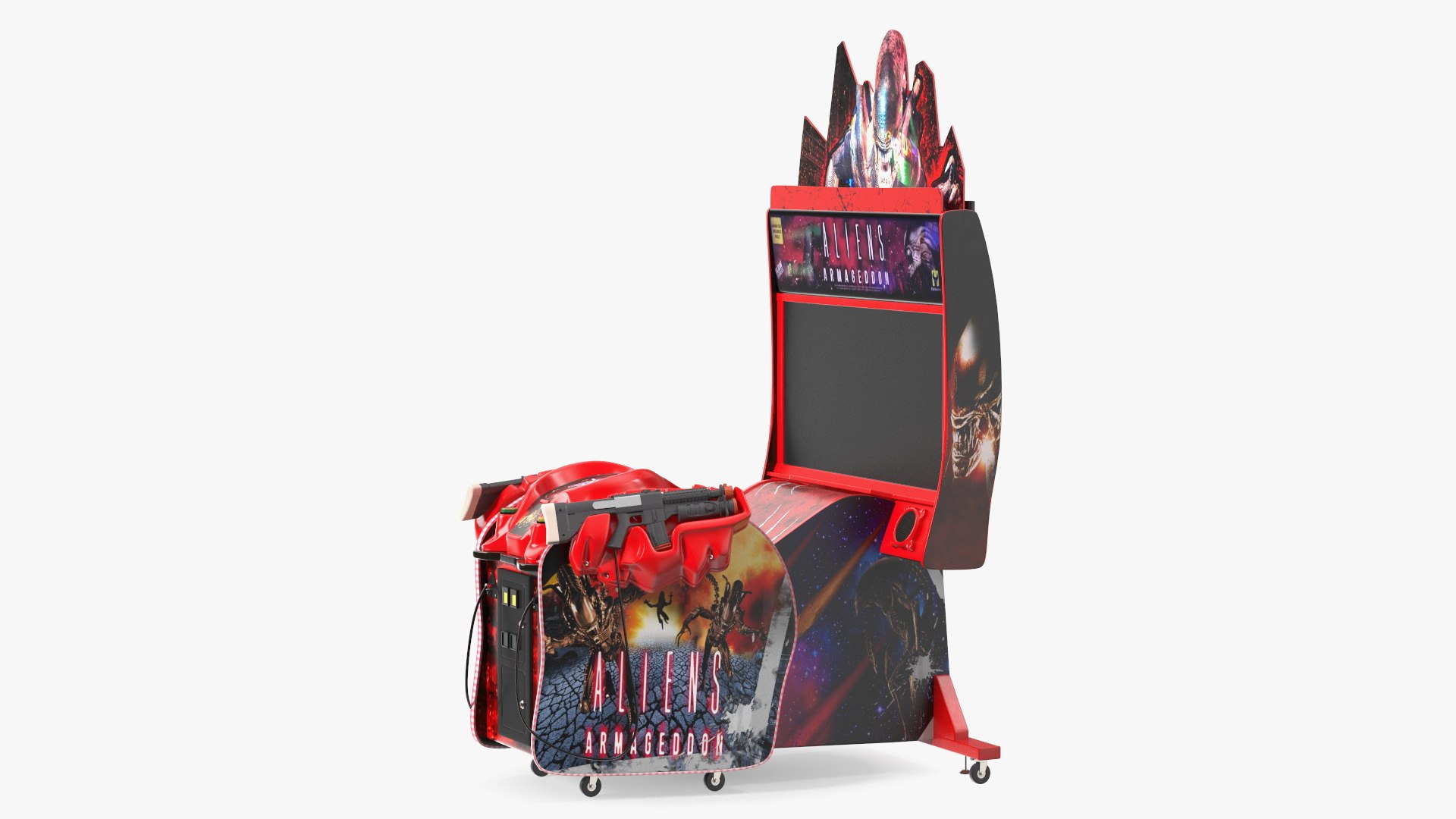 Namco Aliens Armageddon Arcade Machine Off State 3D model - TurboSquid ...