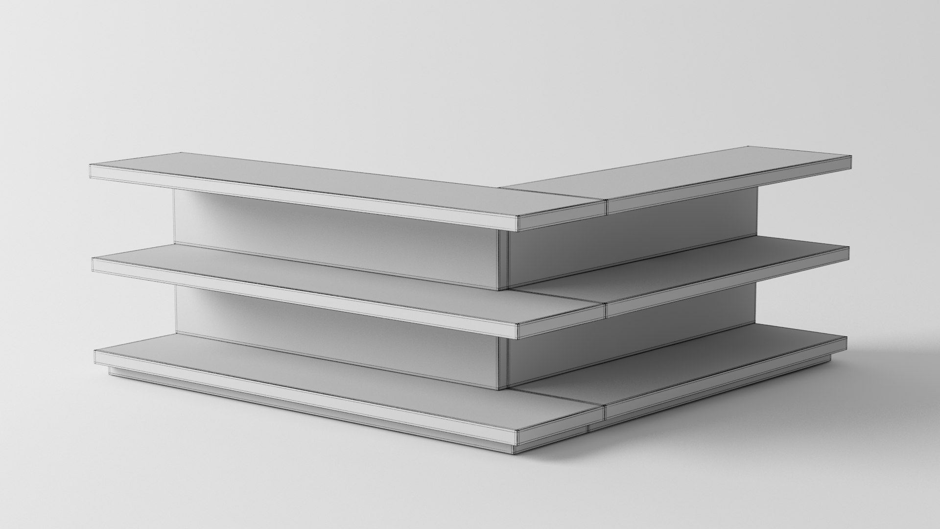 3D CLOUD MODULAR RIGHT-CORNER CONSOLE model - TurboSquid 1725679