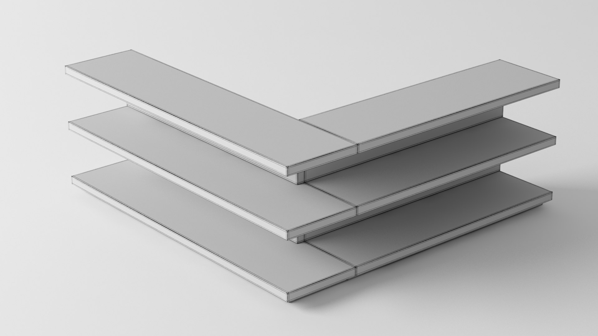 3D CLOUD MODULAR RIGHT-CORNER CONSOLE model - TurboSquid 1725679