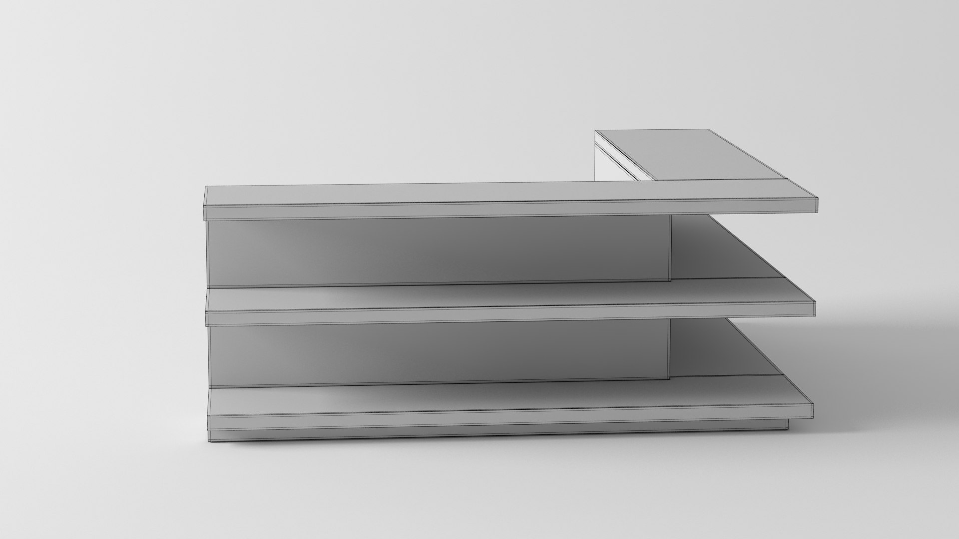 3D CLOUD MODULAR RIGHT-CORNER CONSOLE model - TurboSquid 1725679