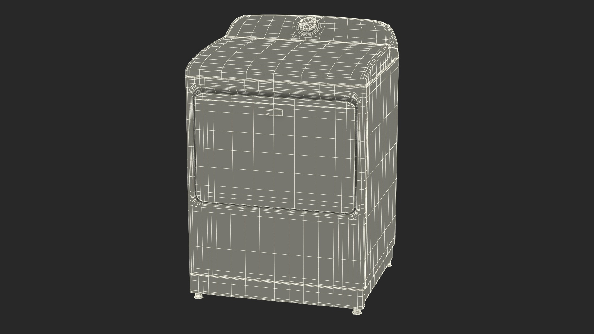 3D Top Load Dryer Machine Maytag White - TurboSquid 2097568