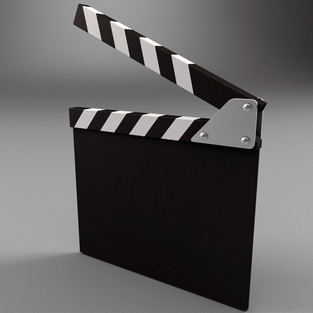 3d Clapboard V2 Model
