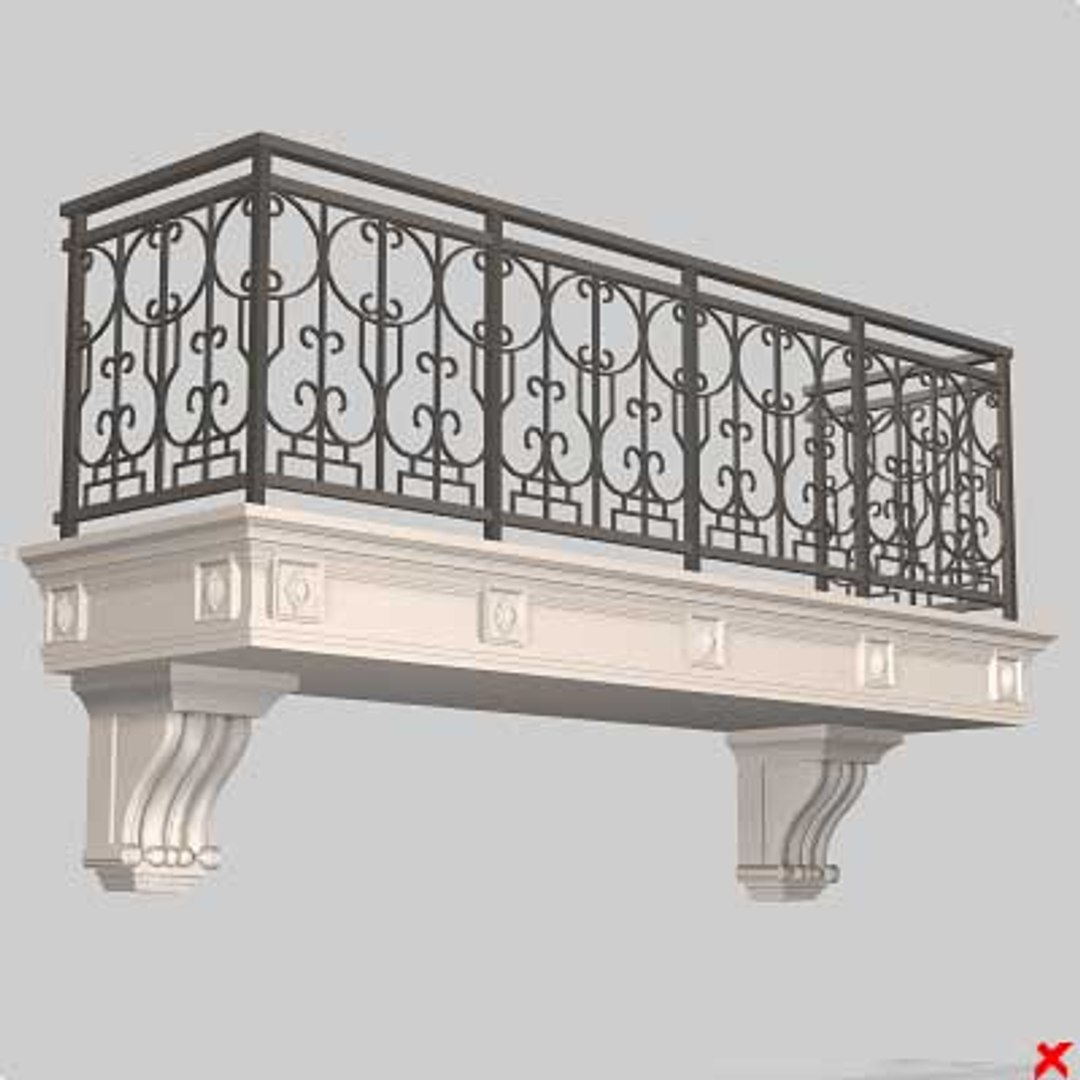 balcony 3d model