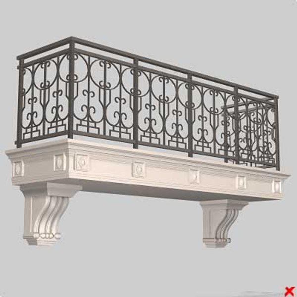 balcony 3d model