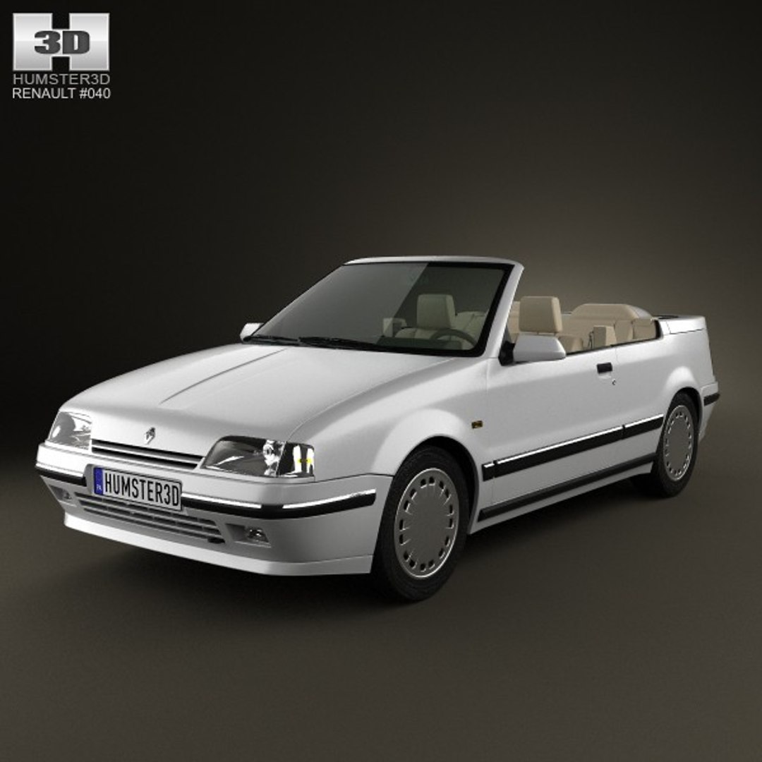 renault 19 convertible 3d c4d
