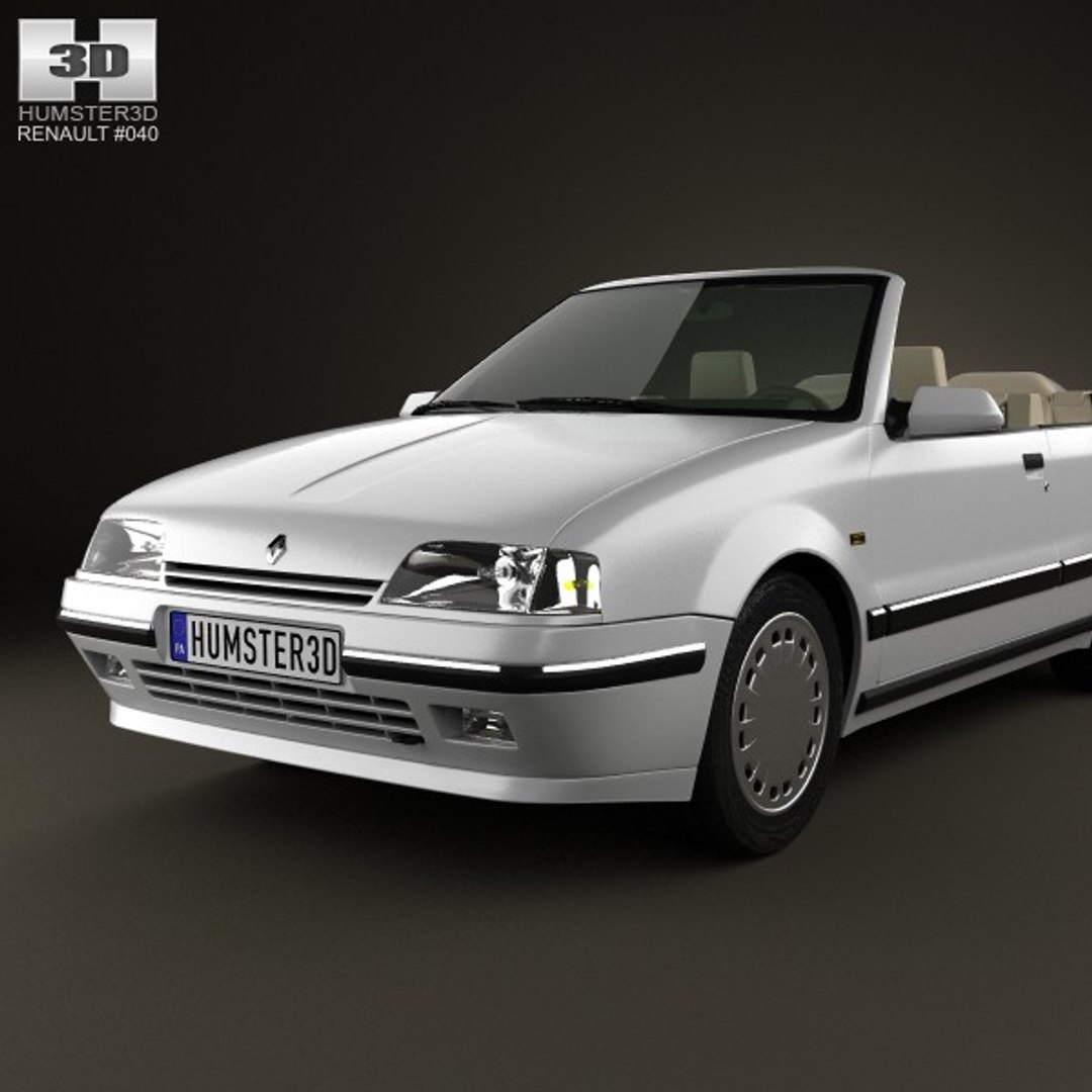 renault 19 convertible 3d c4d