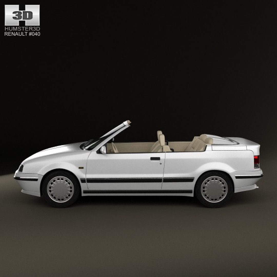 renault 19 convertible 3d c4d