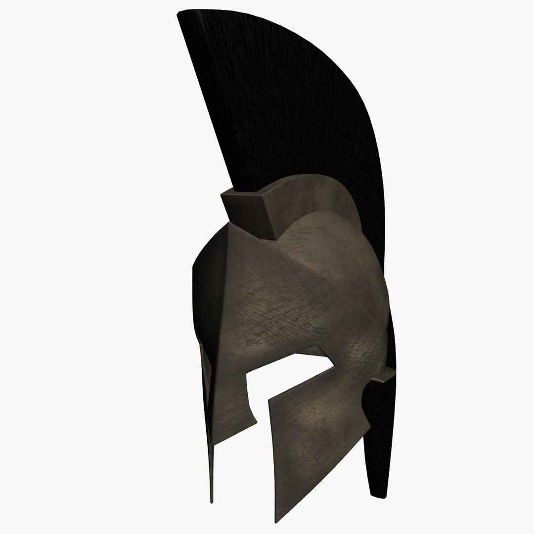 3d spartan helmet model