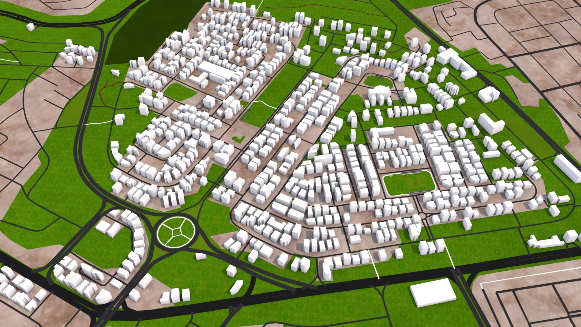 3D amman roads street - TurboSquid 1429728