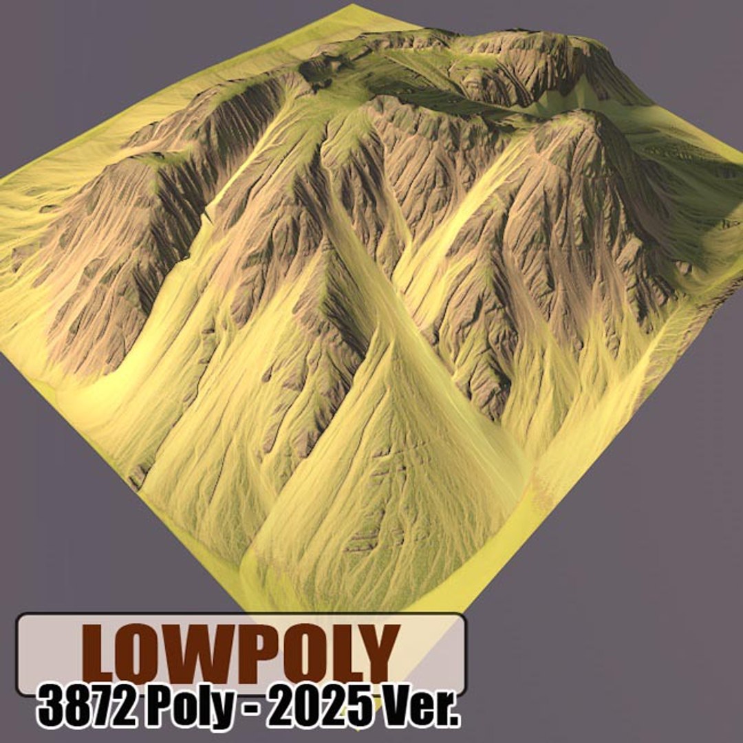 Obj Mountain Maps Terrain