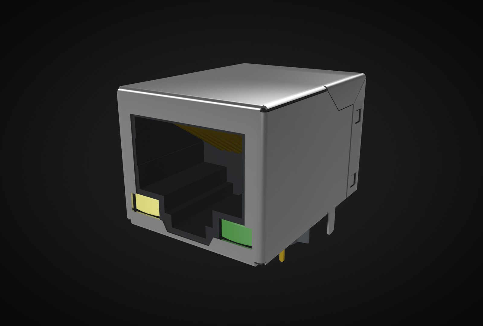 Connector Ethernet Socket Model - TurboSquid 1327940