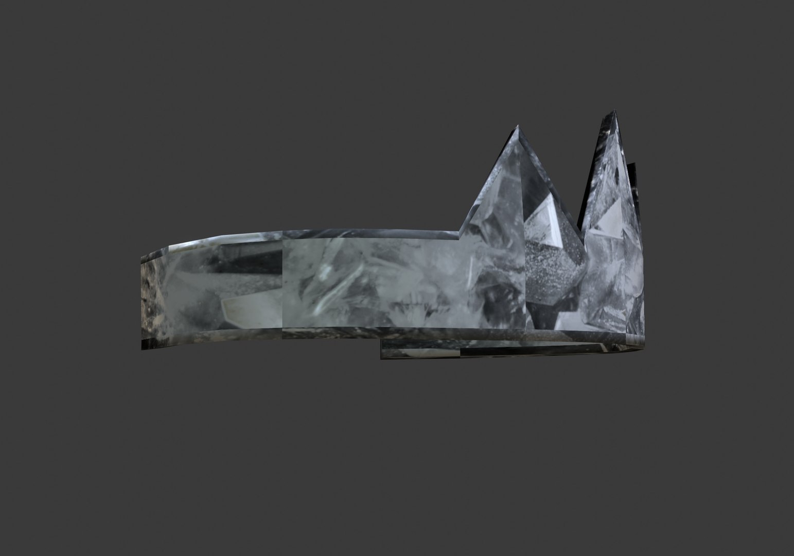 3D rusty silver crown - TurboSquid 1892289