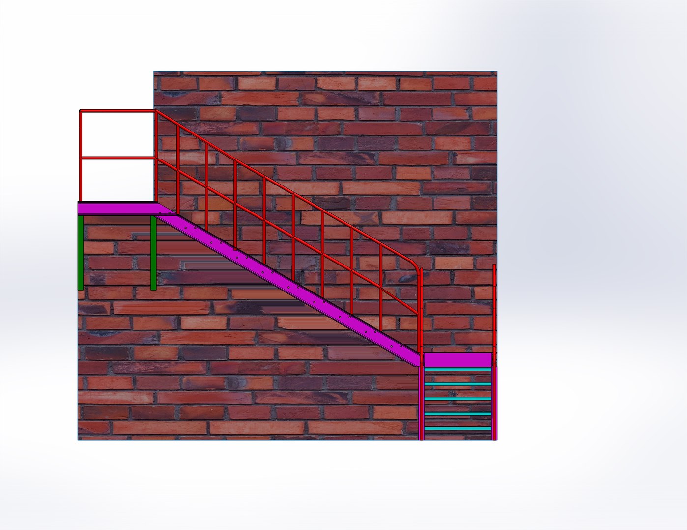 3D Stairs Model - TurboSquid 1974735