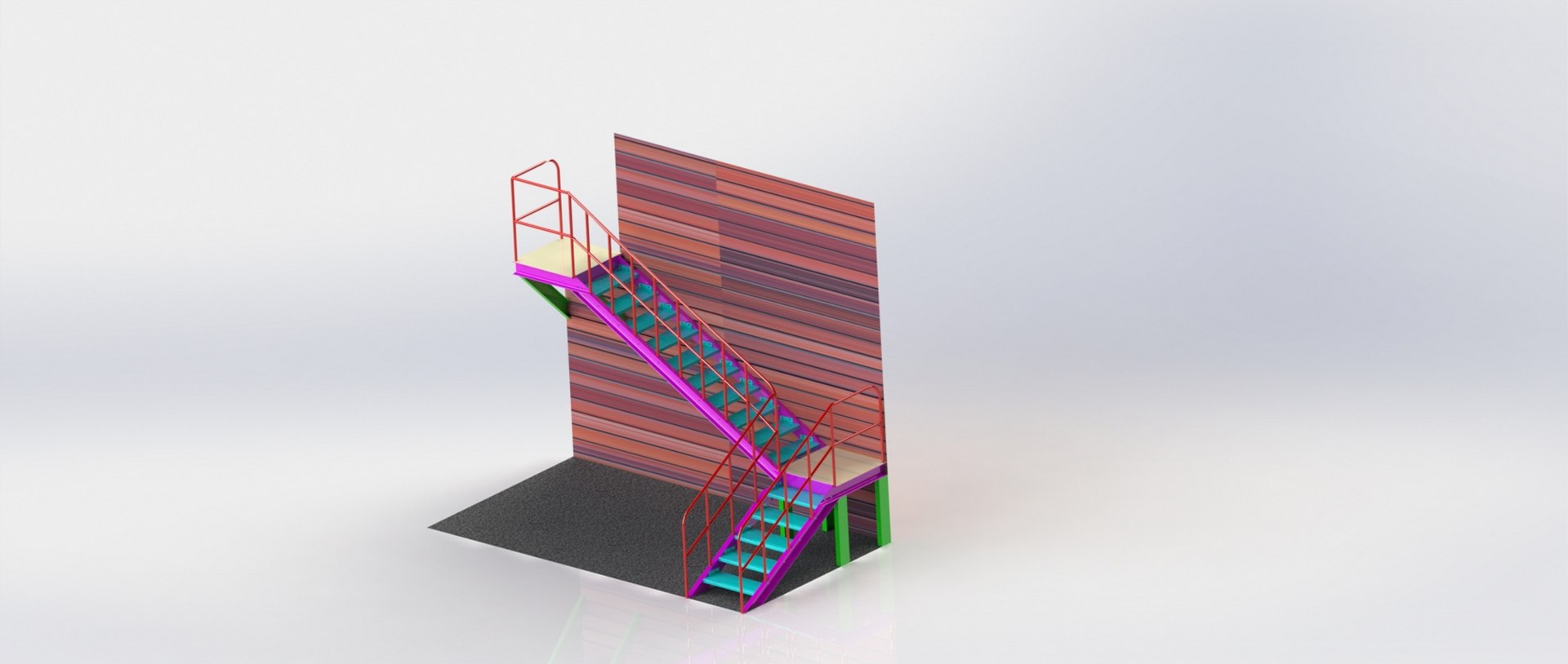 3D Stairs Model - TurboSquid 1974735