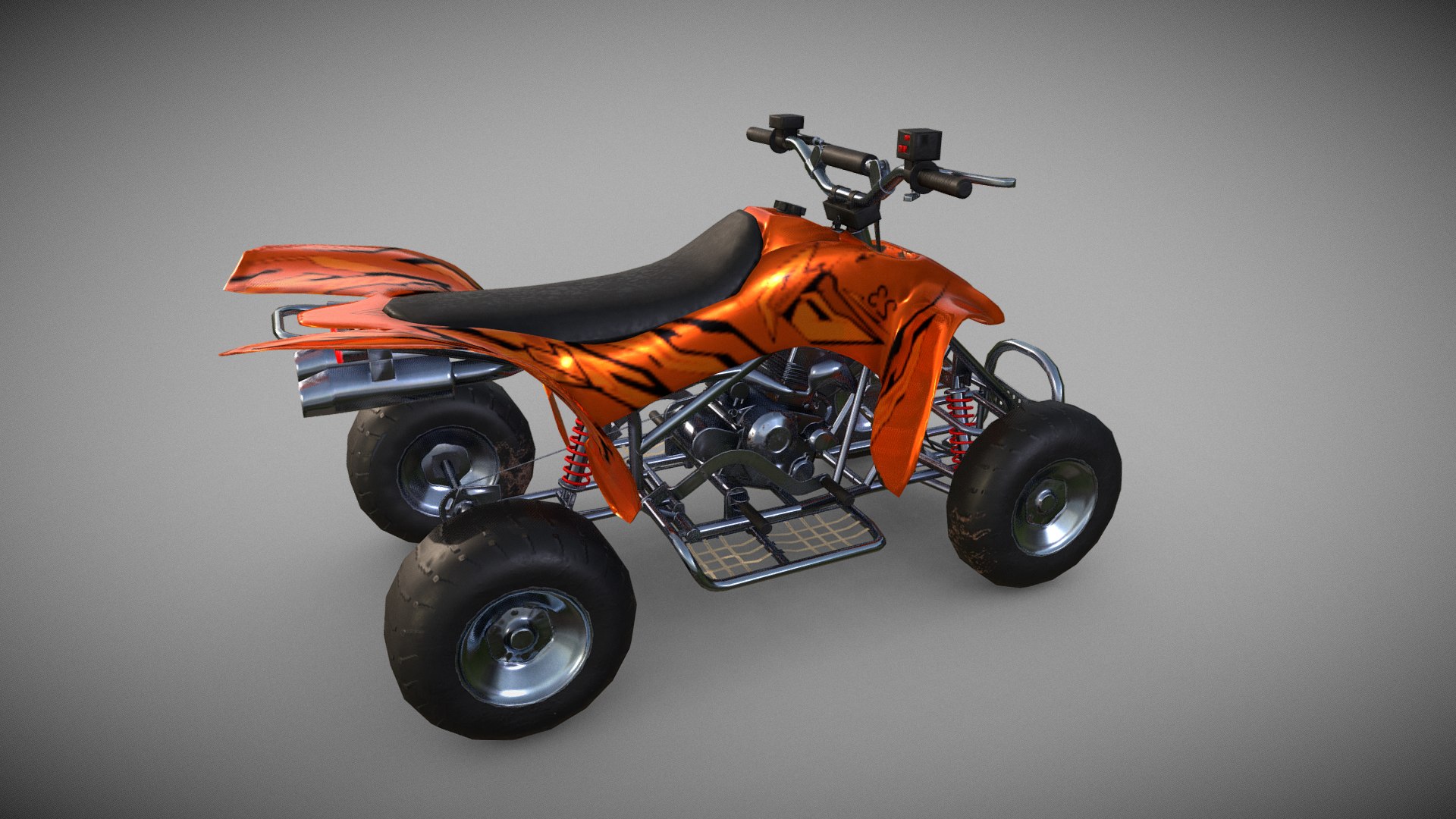 Quad Bike 3D model - TurboSquid 2101722