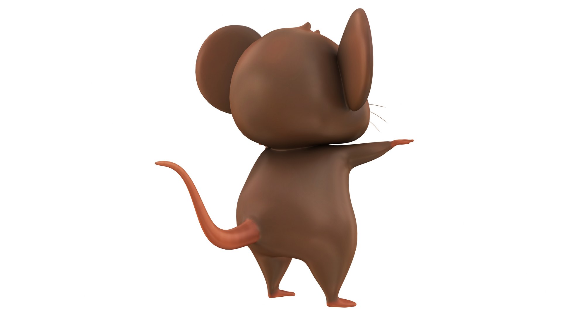 Cartoon Mouse Brown 3D Model - TurboSquid 2288925