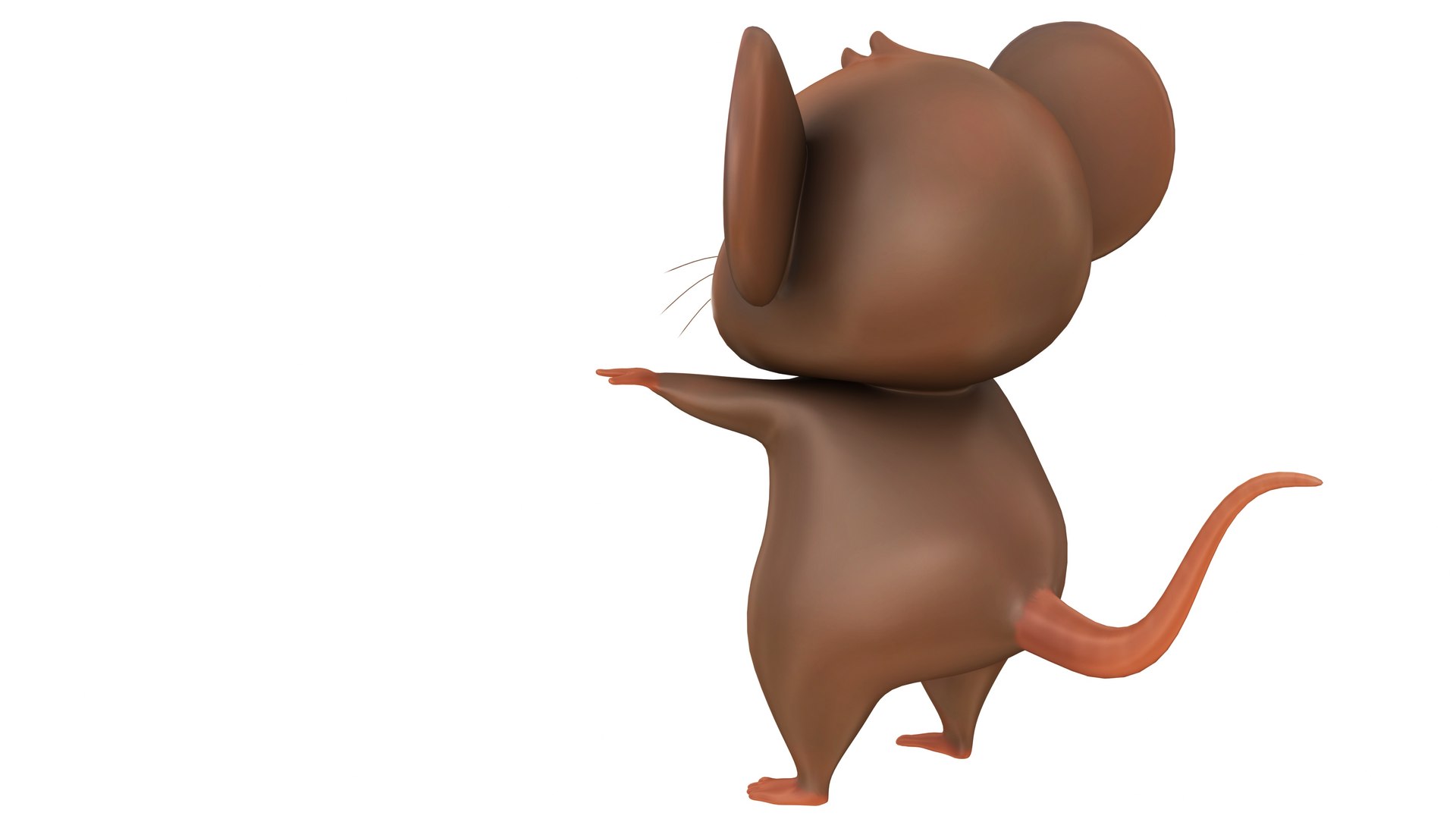 Cartoon Mouse Brown 3D Model - TurboSquid 2288925