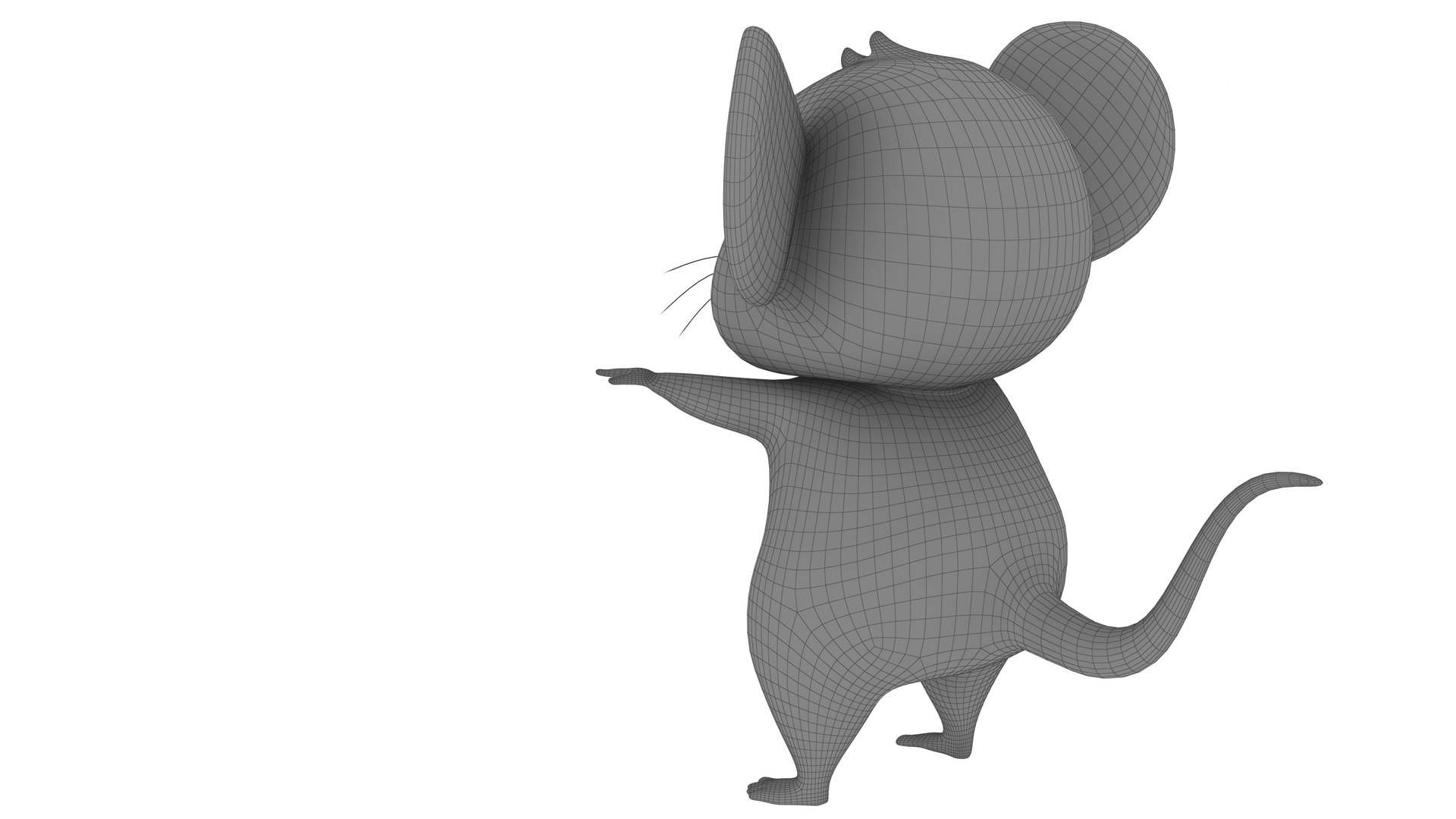 Cartoon Mouse Brown 3D Model - TurboSquid 2288925