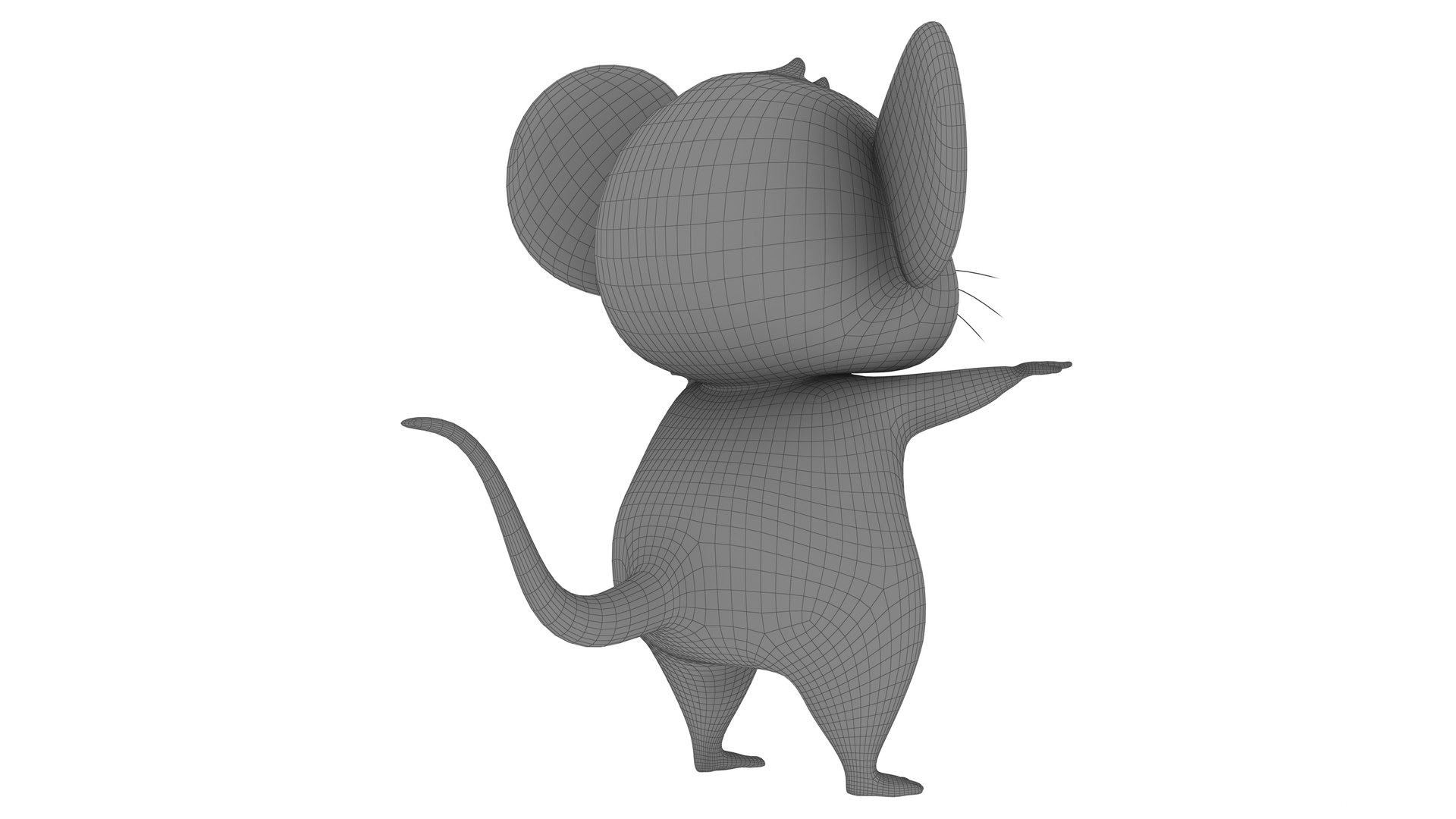 Cartoon Mouse Brown 3D Model - TurboSquid 2288925