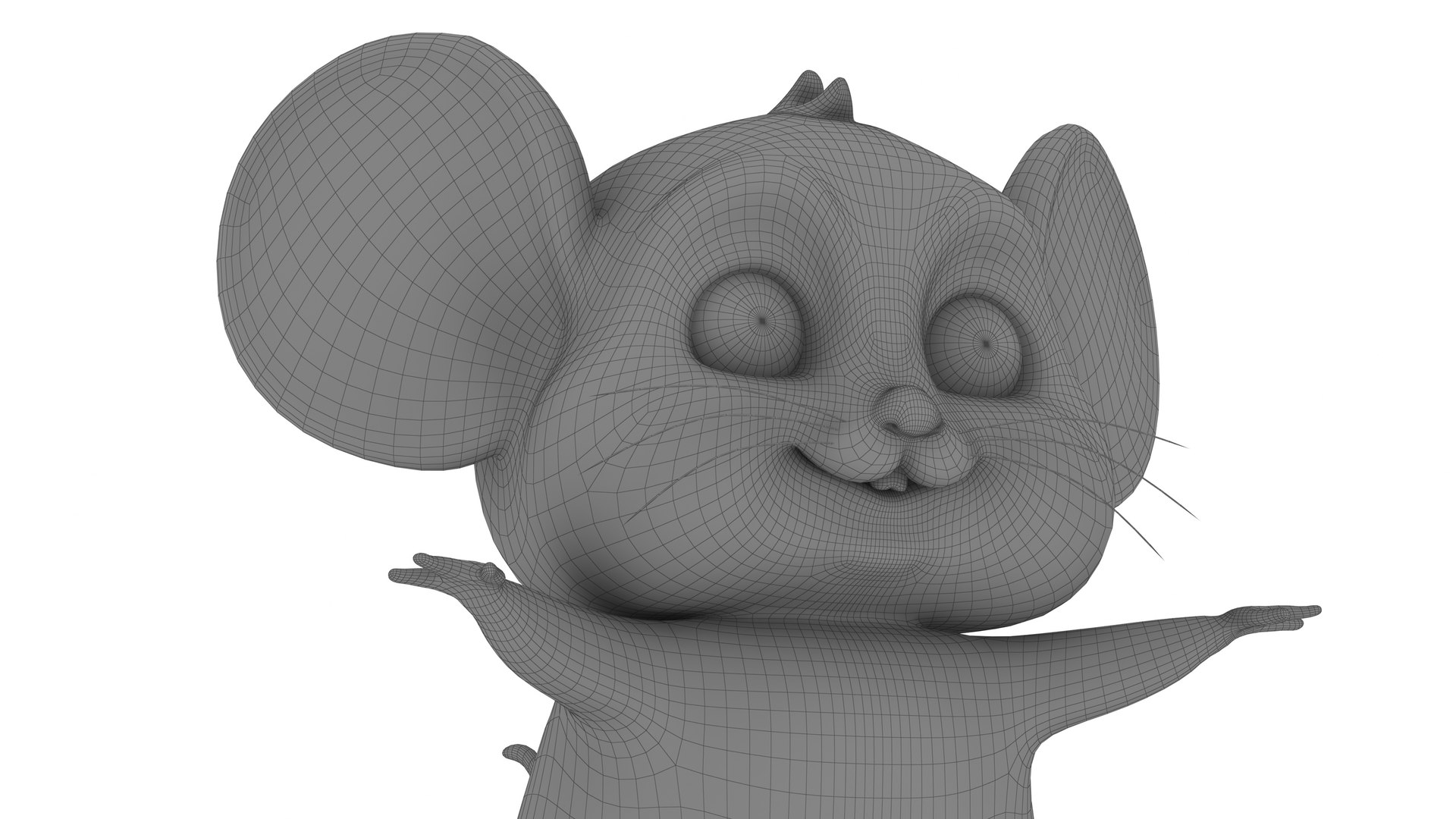 Cartoon Mouse Brown 3D Model - TurboSquid 2288925
