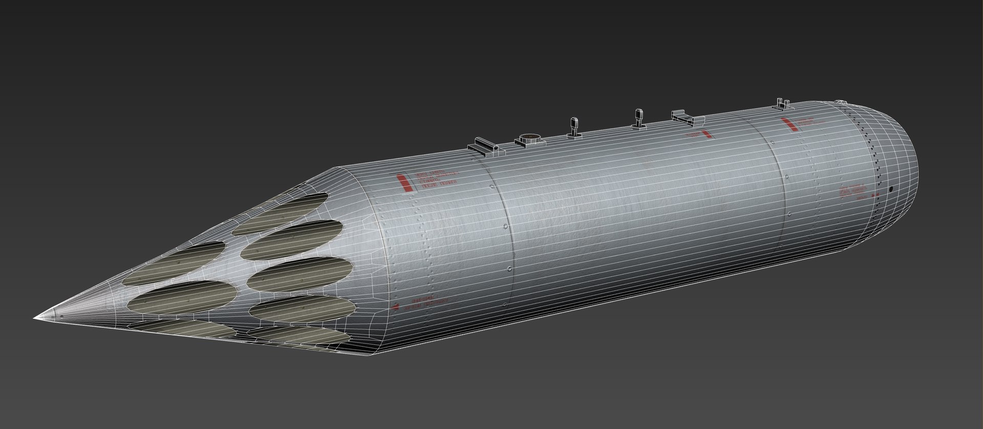 B8v1 pod rockets pbr 3D model - TurboSquid 1298902