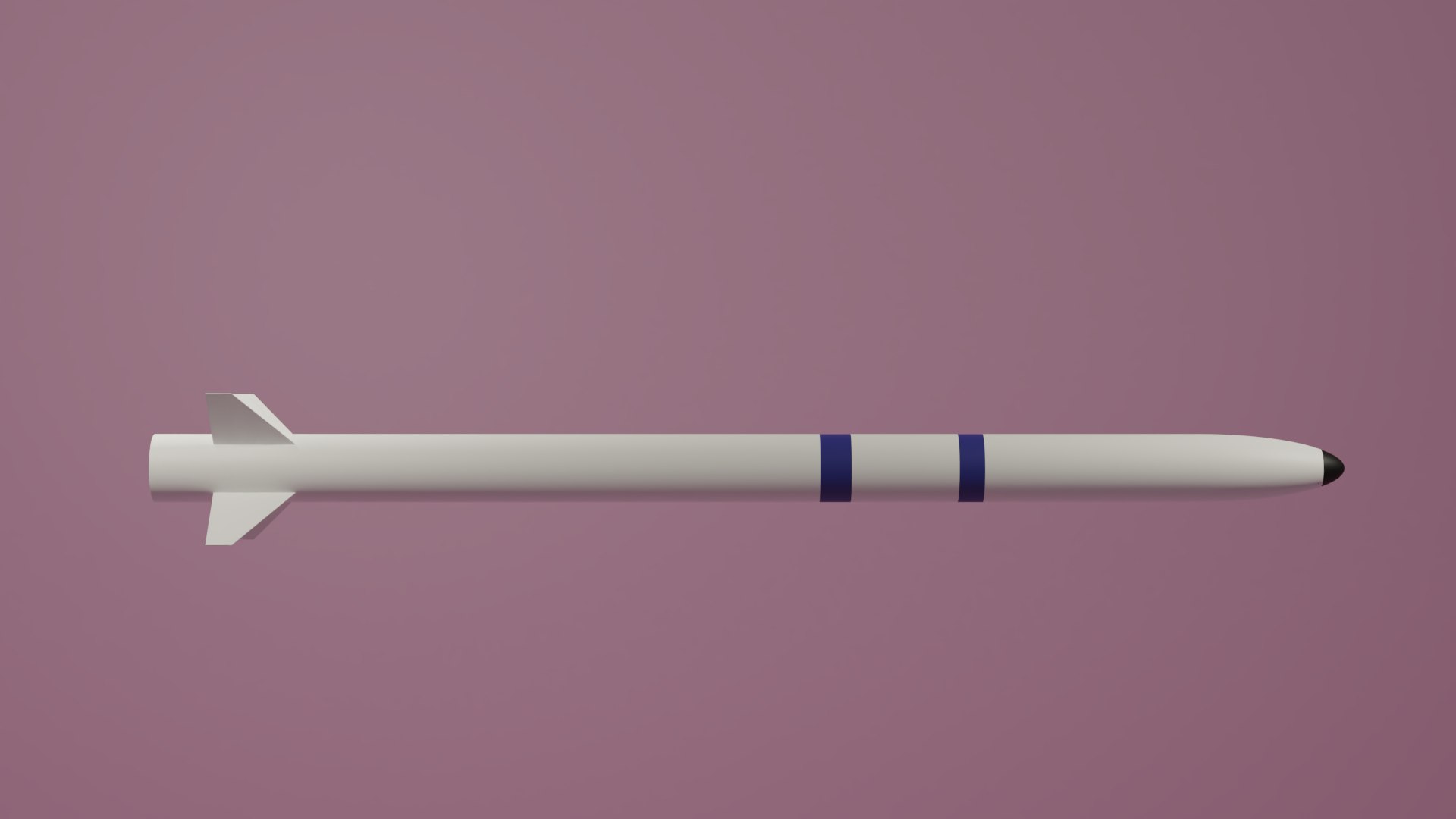 Missile aim asraam 3D model - TurboSquid 1685554