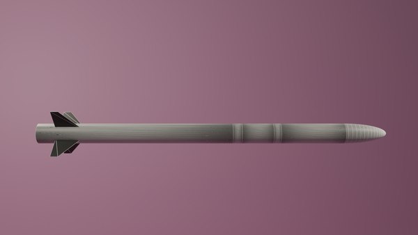Missile aim asraam 3D model - TurboSquid 1685554