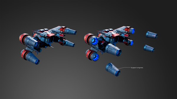 modelo 3d Modular SCARAB Starfighter - TurboSquid 2101516