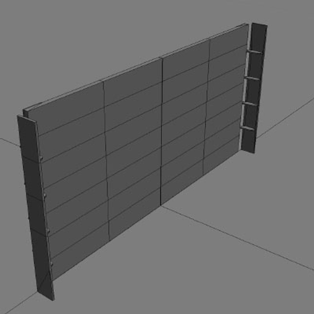 3d model metal panel
