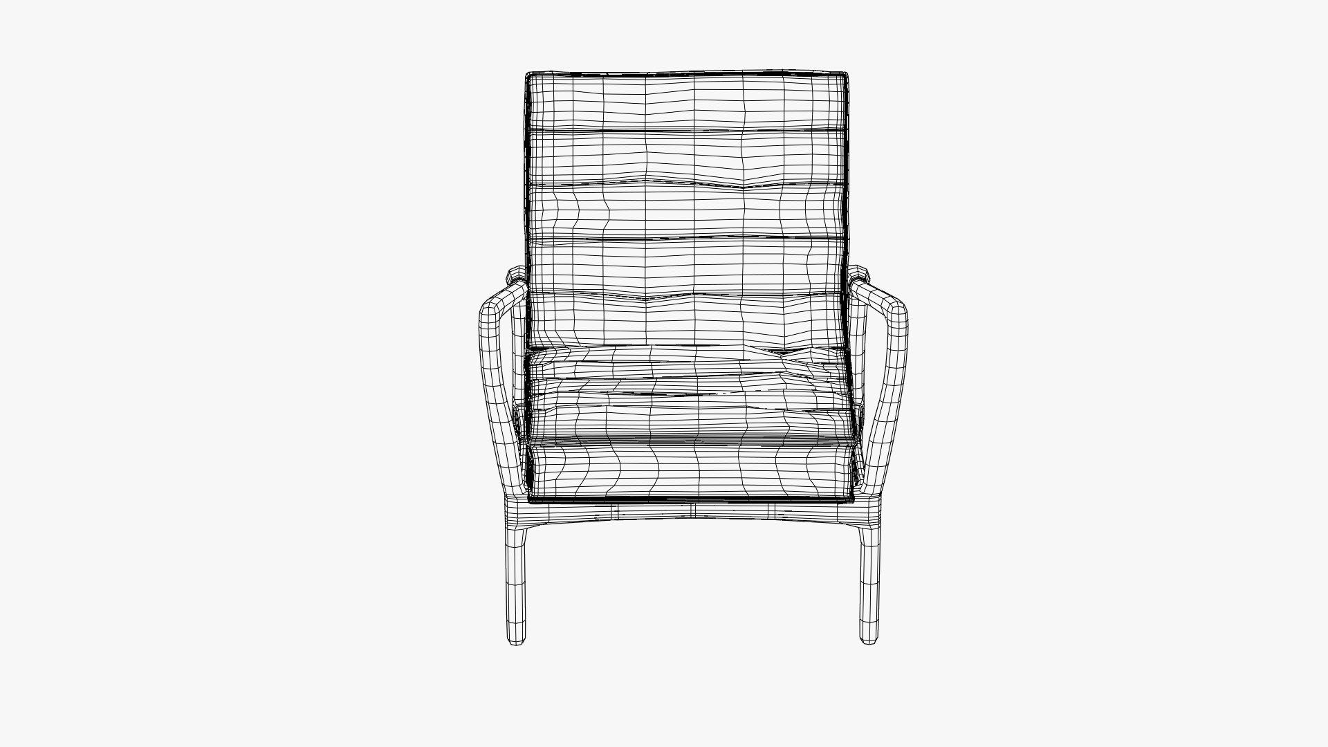 3D Perch and Parrow Scott Armchair model - TurboSquid 1739028