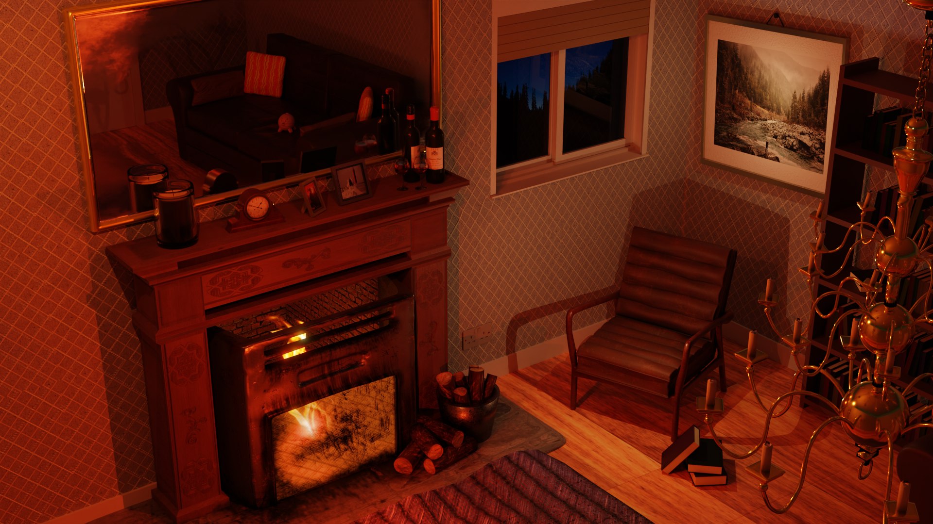 3D Perch and Parrow Scott Armchair model - TurboSquid 1739028