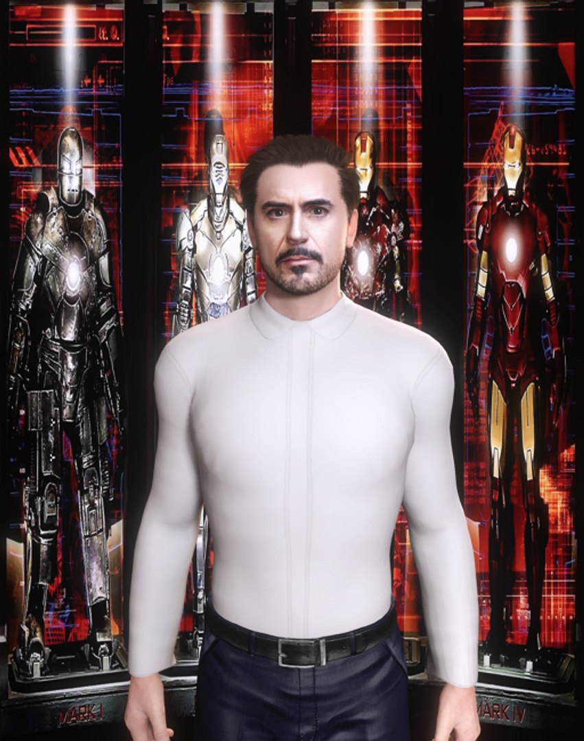 3D Tony Stark Model - TurboSquid 2272525
