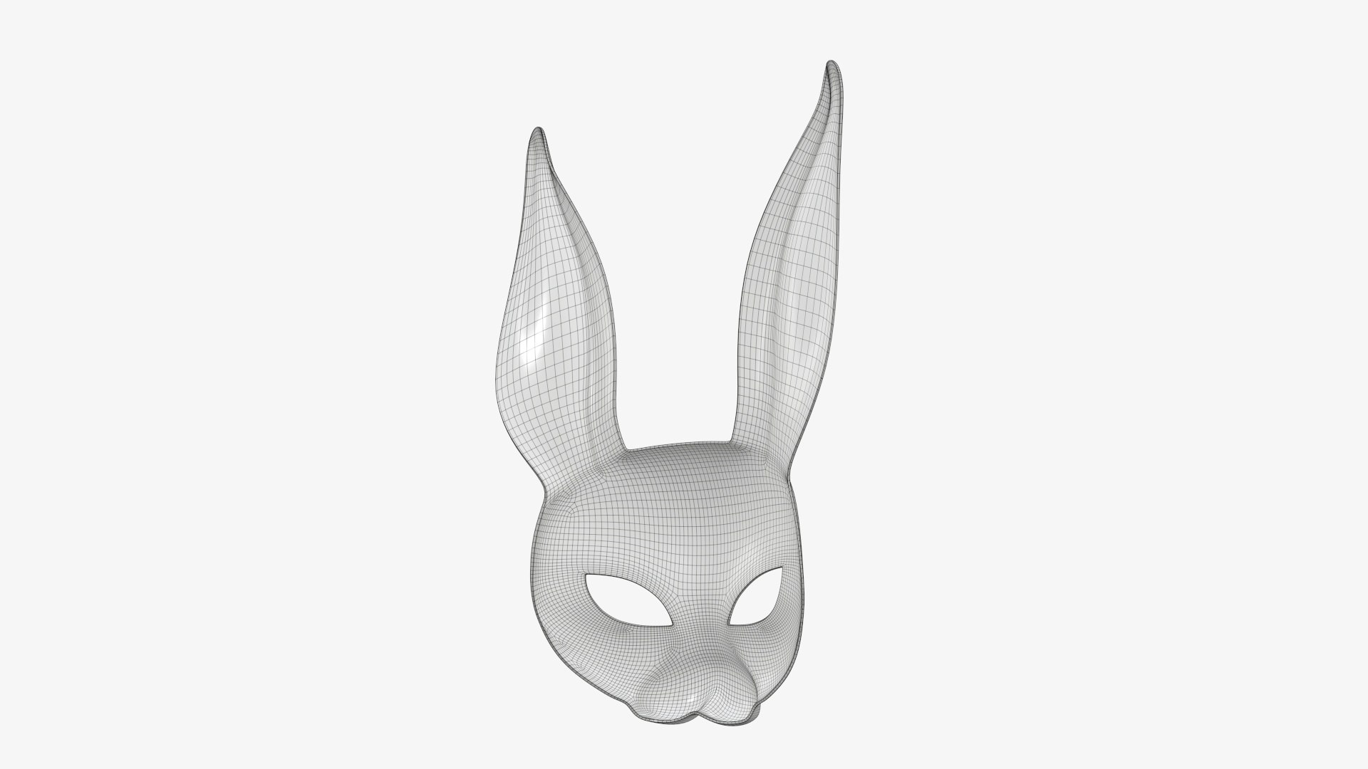 3D Mask Rabbit Face Model - TurboSquid 1698328