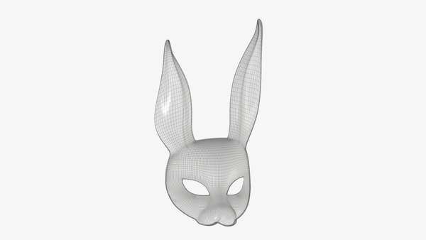 3D mask rabbit face model - TurboSquid 1698328
