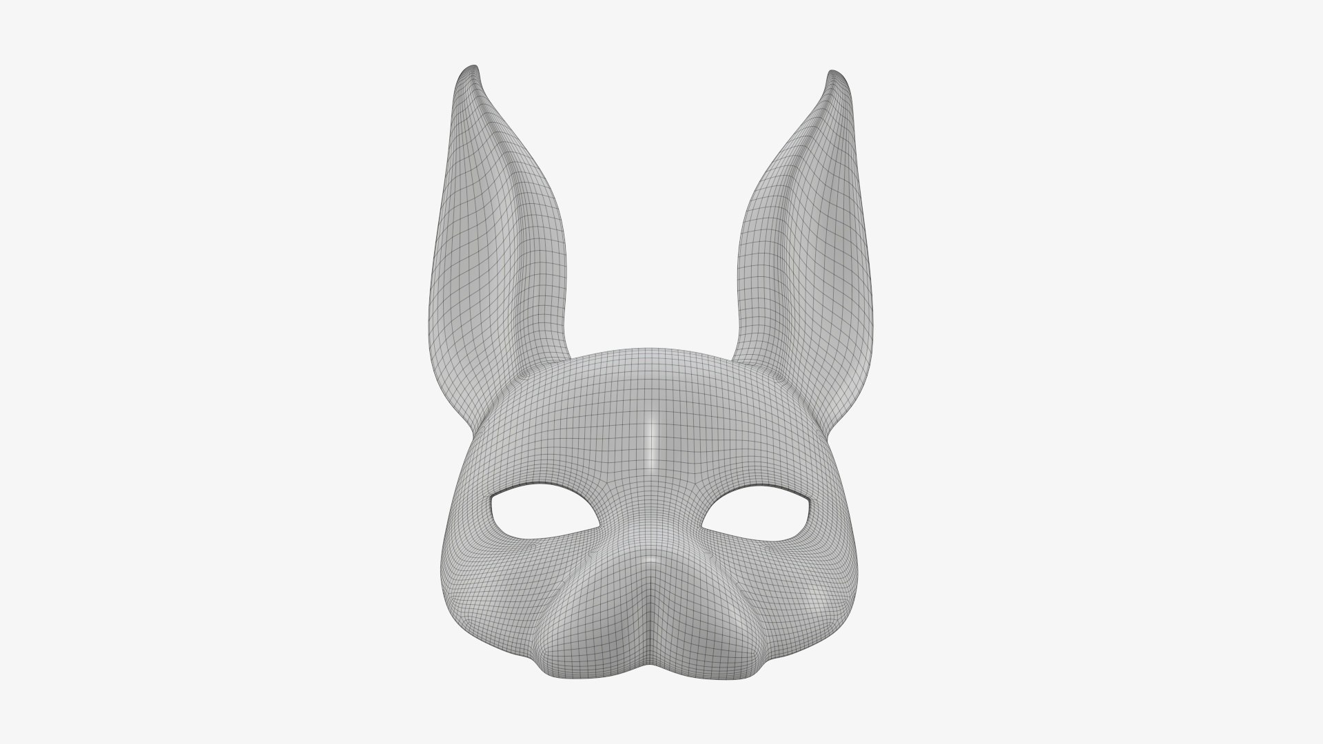 3D Mask Rabbit Face Model - TurboSquid 1698328