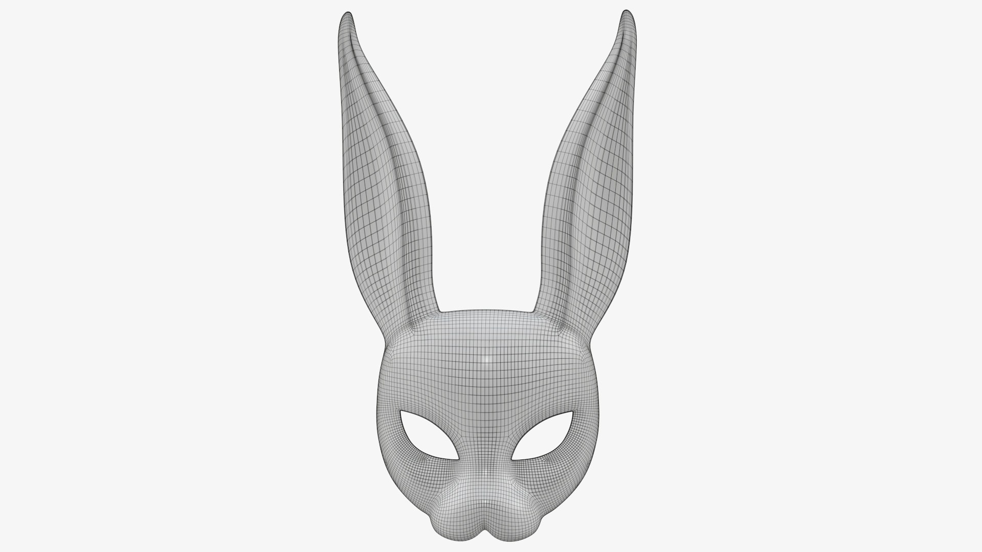 3D Mask Rabbit Face Model - TurboSquid 1698328