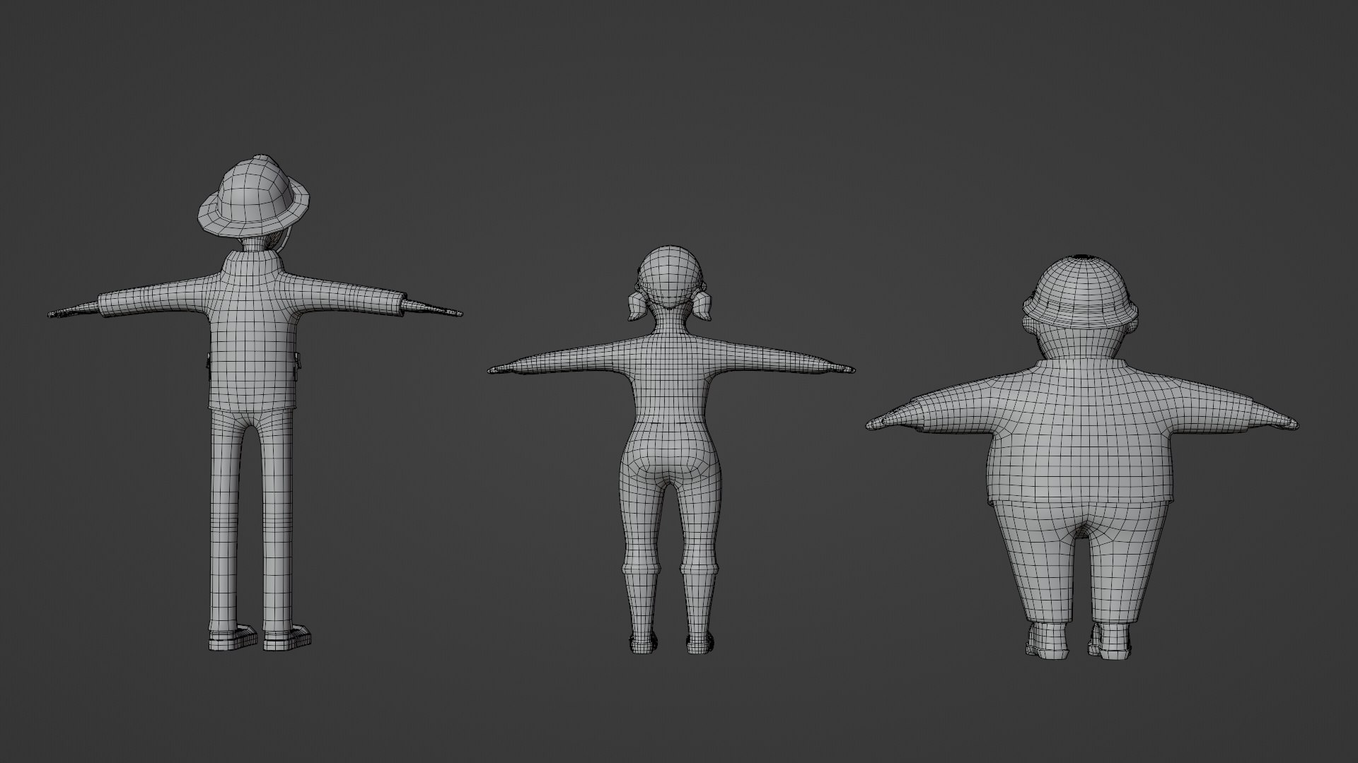 6 Cartoon Zombie APOCALYPSE Characters With Rig And Blendshapes Pack ...