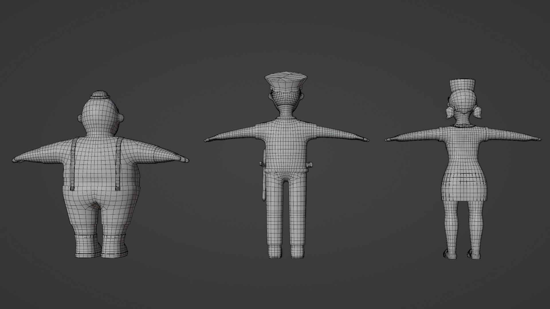 6 Cartoon Zombie APOCALYPSE Characters With Rig And Blendshapes Pack ...