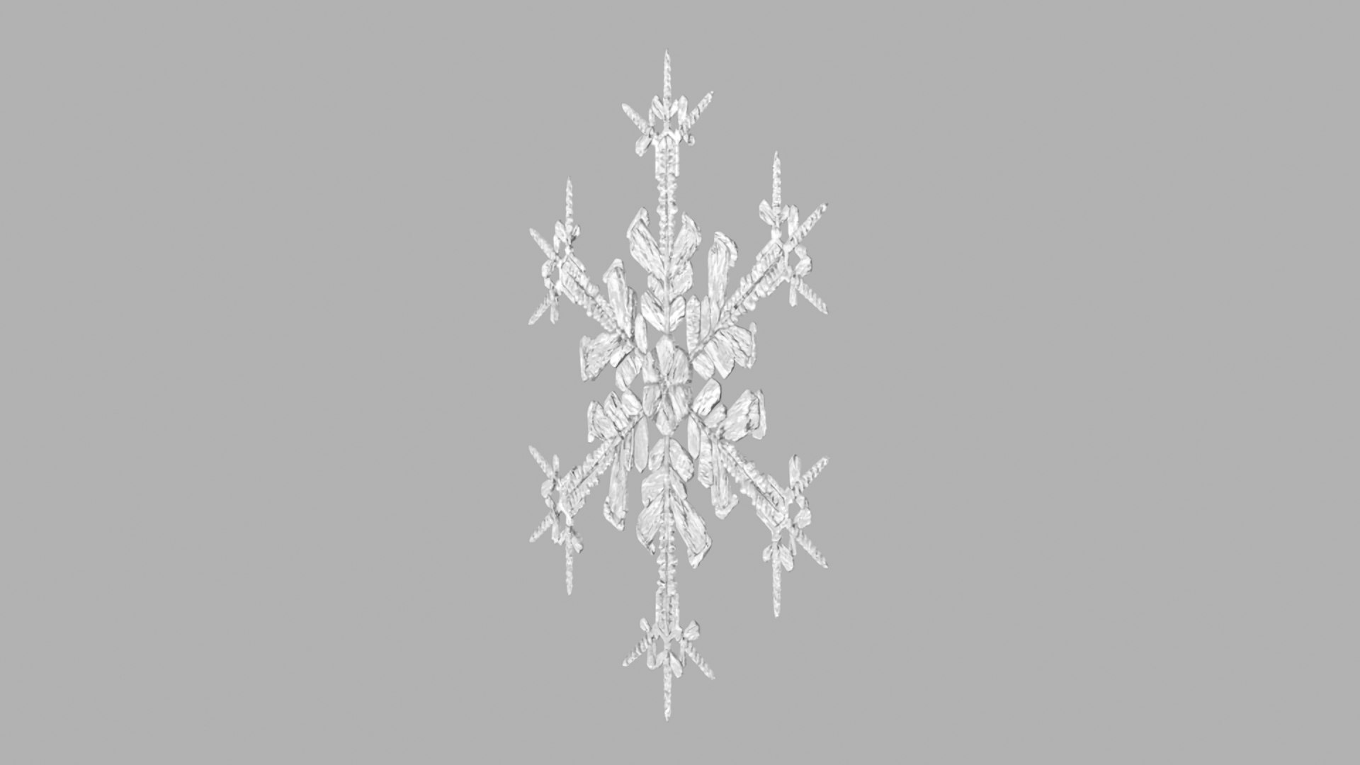 Intricate Snowflake 3D Model - TurboSquid 2243863