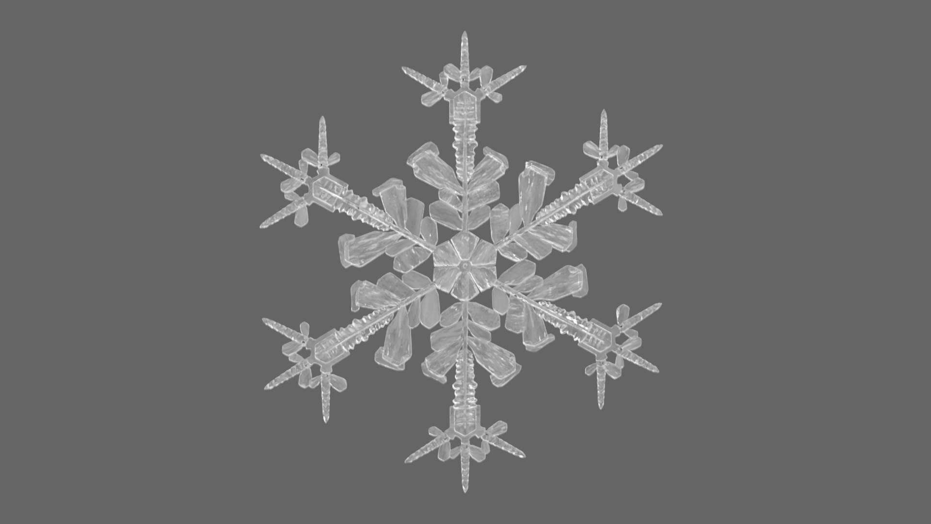 Intricate Snowflake 3D Model - TurboSquid 2243863
