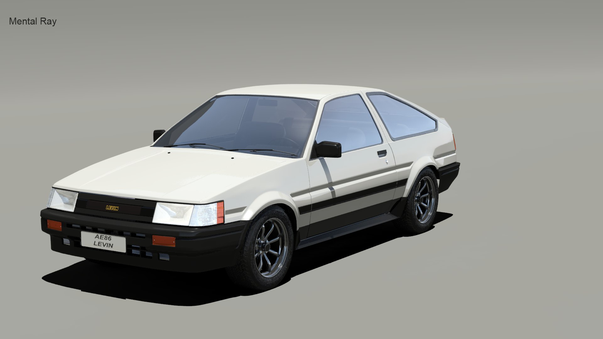 Toyota Ae86 Levin Model - TurboSquid 1503614