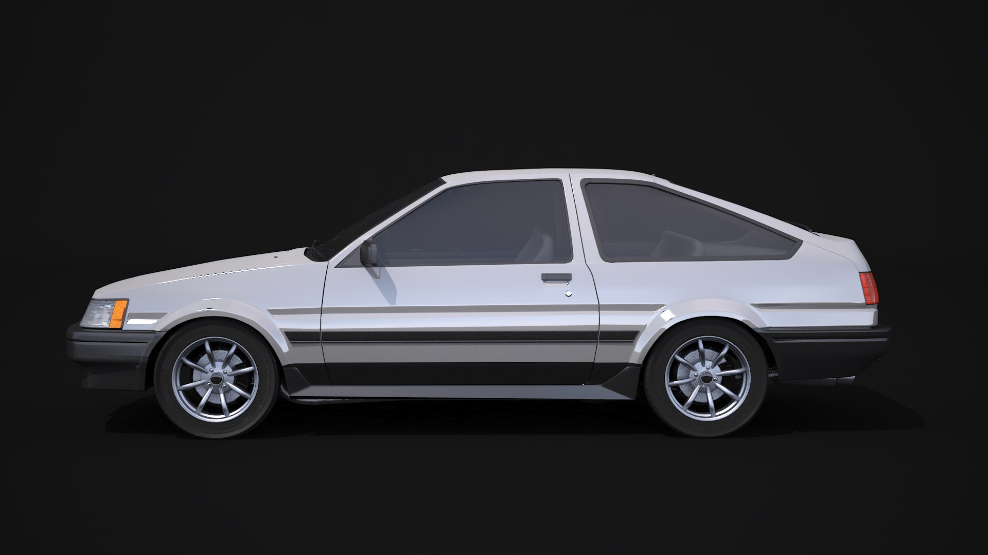 Toyota Ae86 Levin Model - TurboSquid 1503614