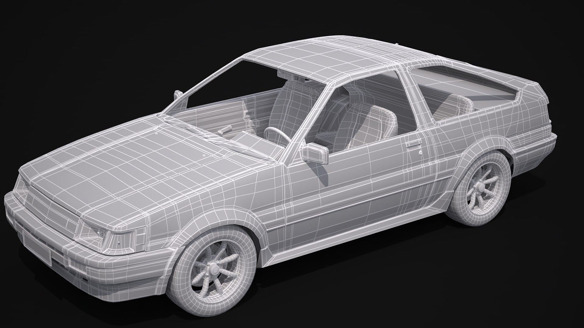 Toyota Ae86 Levin Model - TurboSquid 1503614