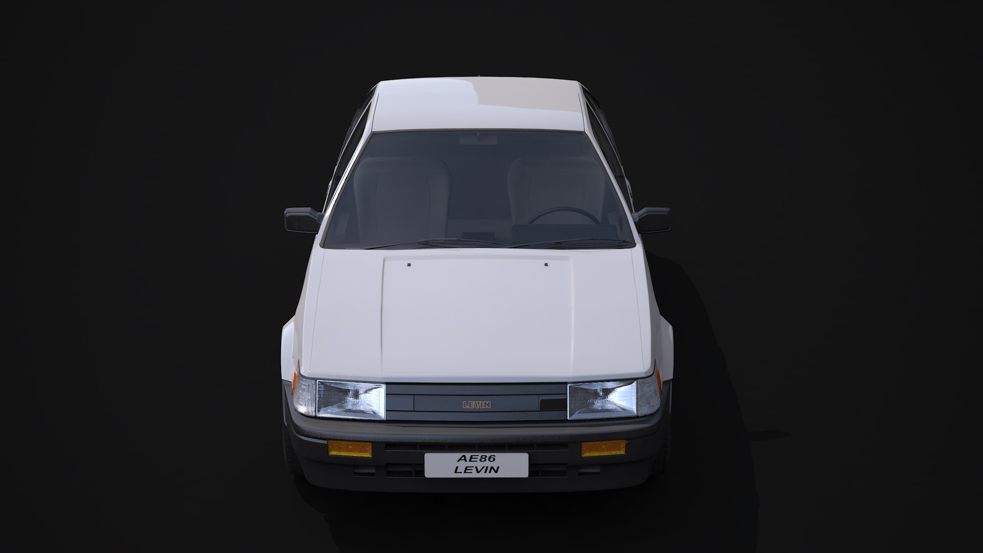 Toyota Ae86 Levin Model - TurboSquid 1503614