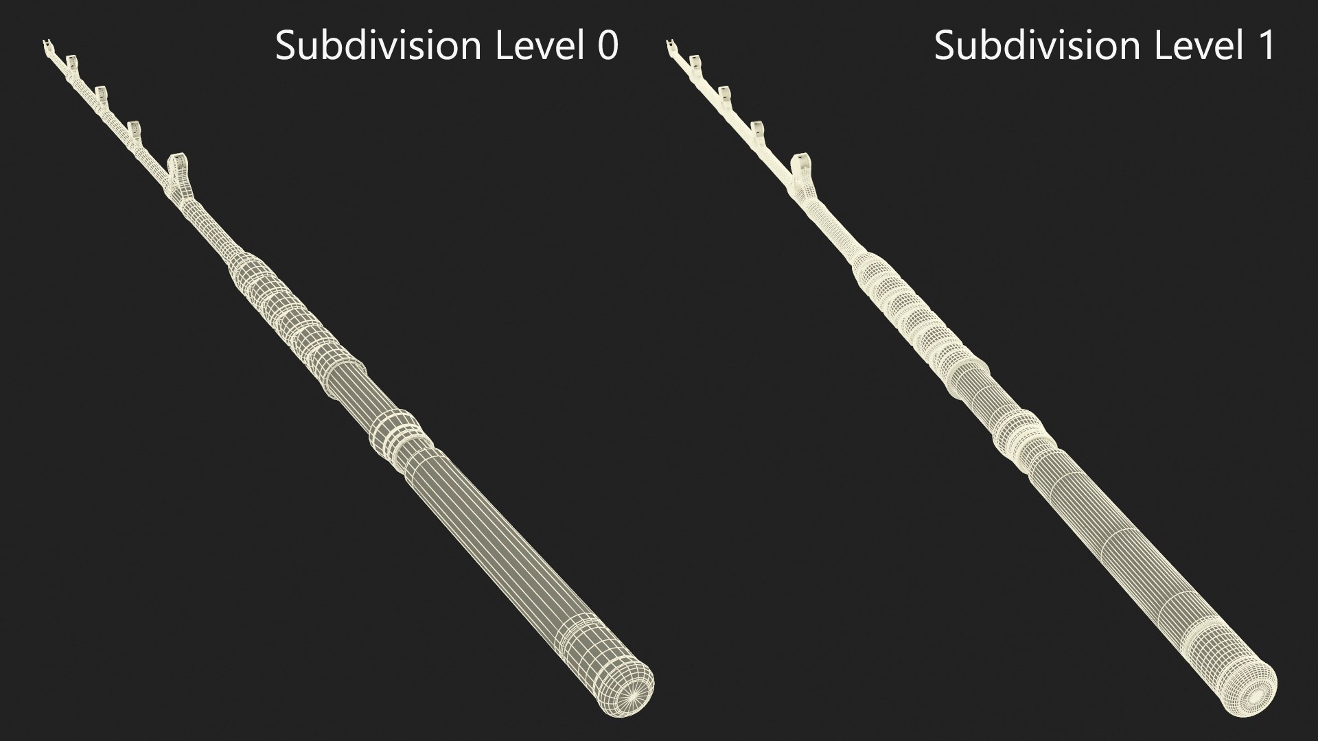 UltraLight Fishing Rod 3D Model - TurboSquid 2141117