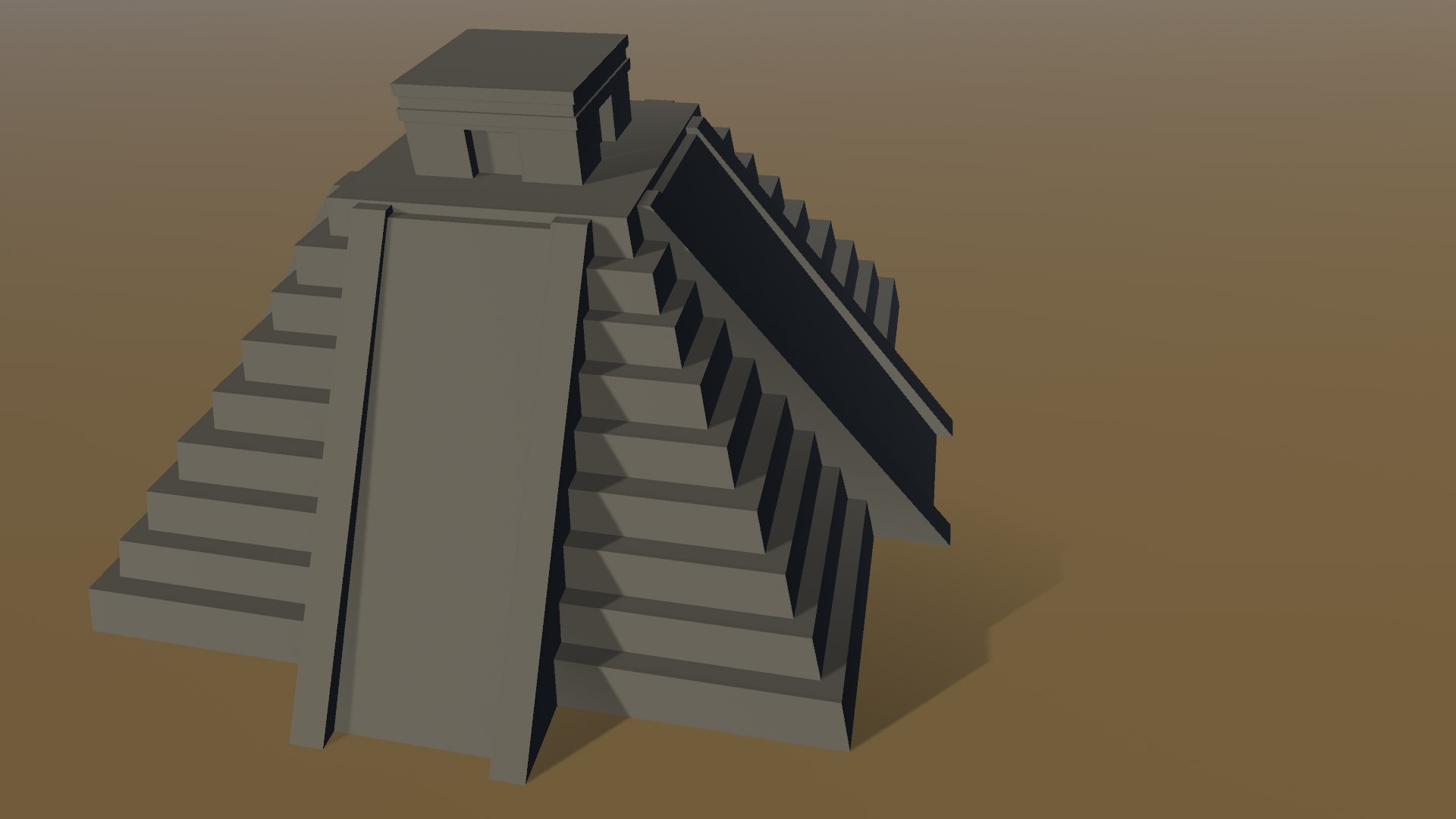 Aztec Pyramid 3D Model - TurboSquid 1673508