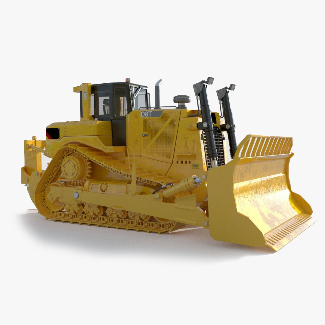 D8T Track Type Tractor 3D model - TurboSquid 2001111