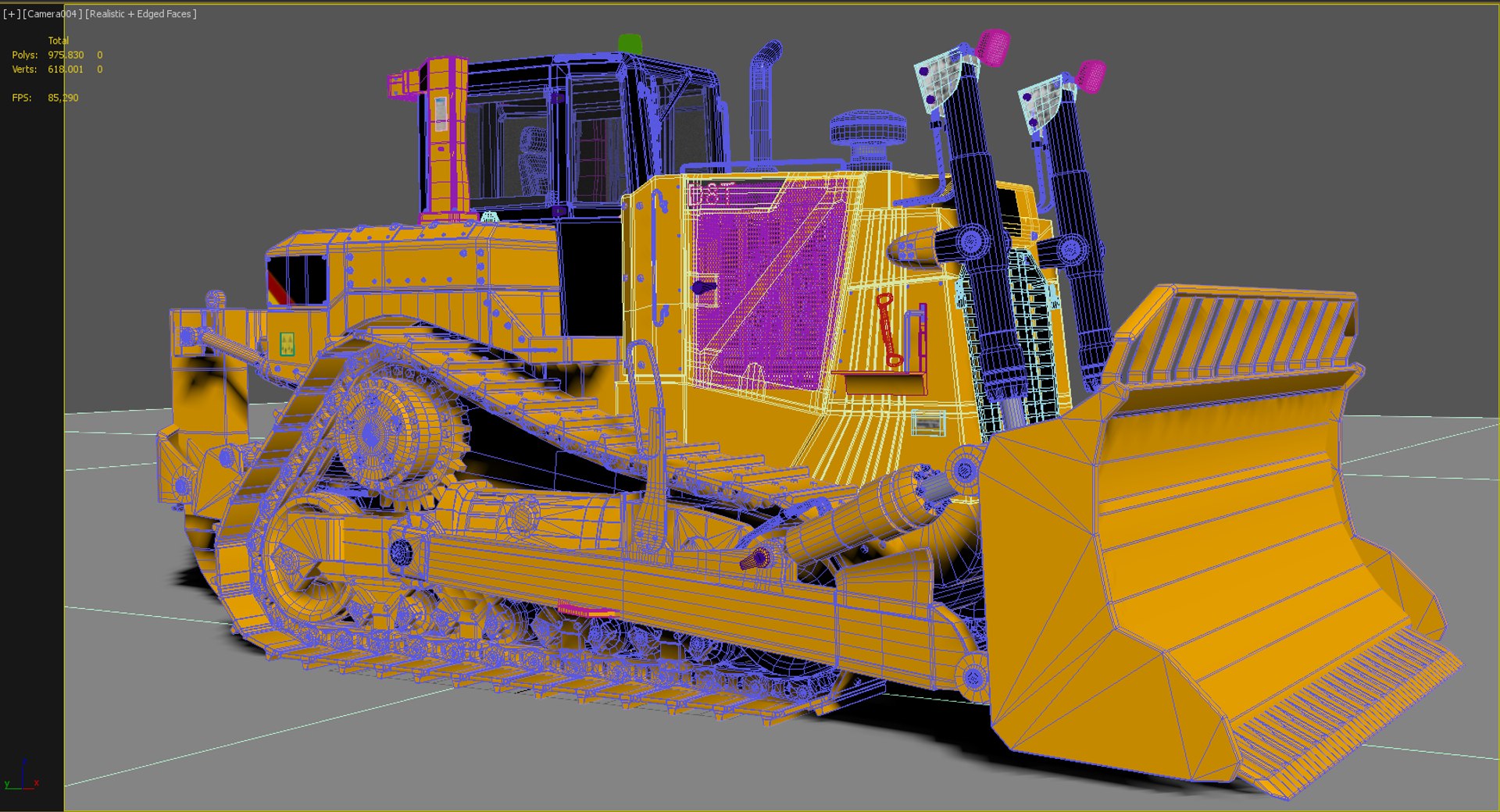 D8T Track Type Tractor 3D Model - TurboSquid 2001111