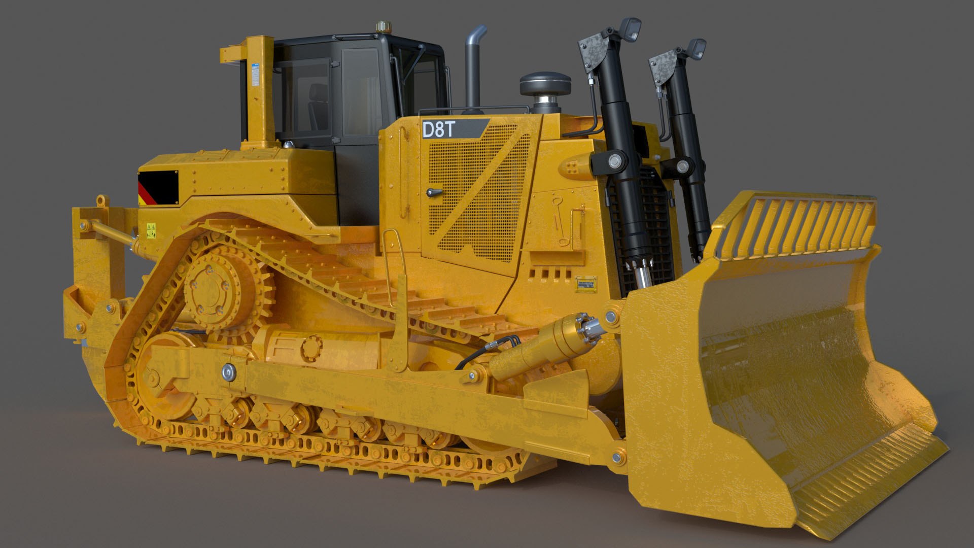 D8T Track Type Tractor 3D Model - TurboSquid 2001111