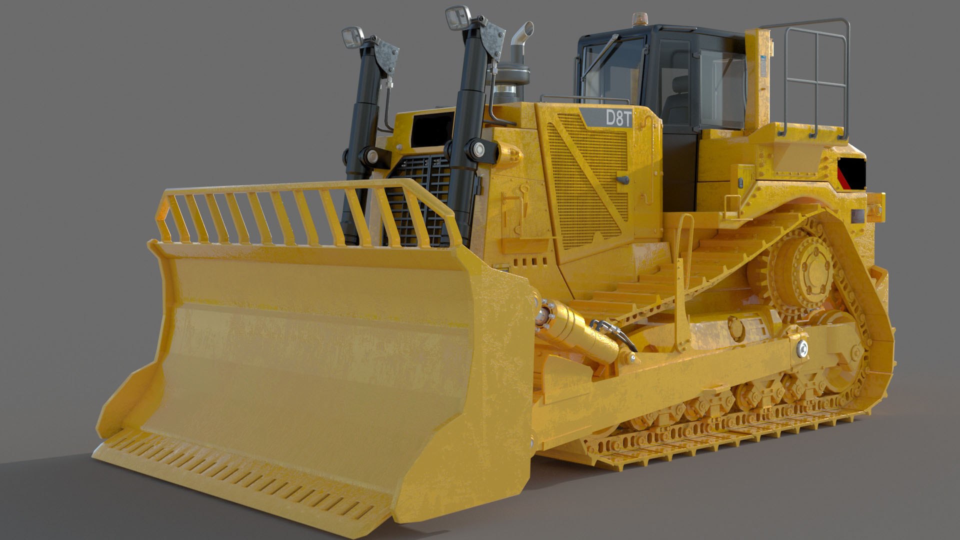 D8T Track Type Tractor 3D Model - TurboSquid 2001111